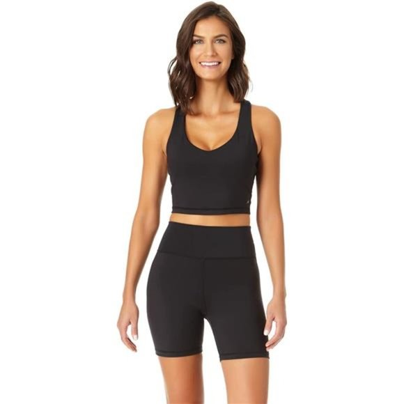 Tops | Womens V Neck Crop Top Racer Back Workout Top | Poshmark